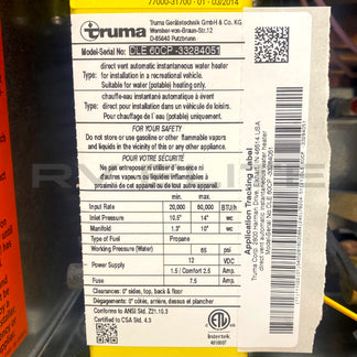 RV Tankless Truma Water Heater Comfort Plus DLE60CP – RV Elite Parts